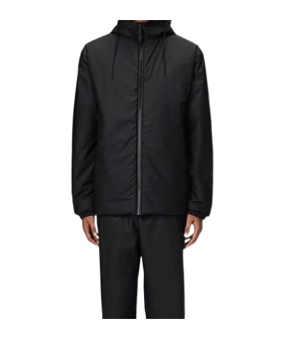 Rains Zipper Hooded Cotton Jacket