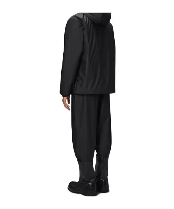 Rains Zipper Hooded Cotton Jacket