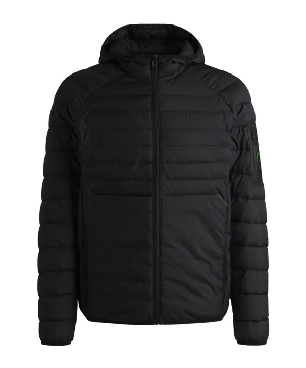 Hugo Boss Water-repellent Hooded Puffer Jacket