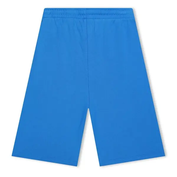 Off-White Logo Print Elastic Waist Drawstring Shorts