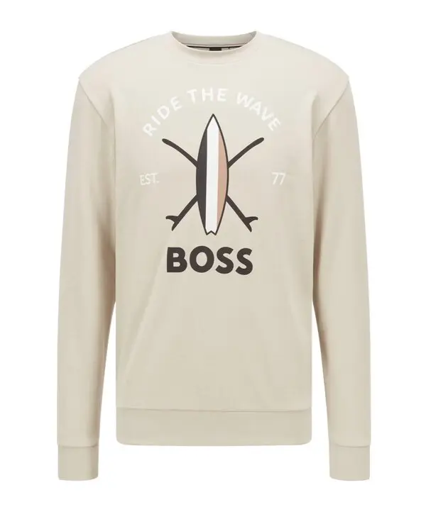 Hugo Boss Crew Neck Pullover Hoodie