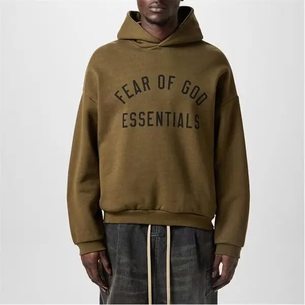 Fear Of God Logo Hooded Sweatshirt