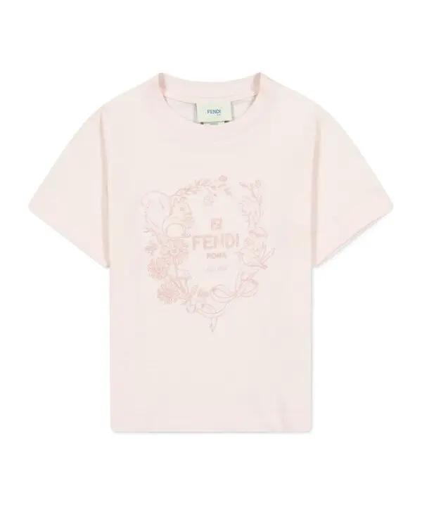 Fendi Logo Short Sleeve T-shirt