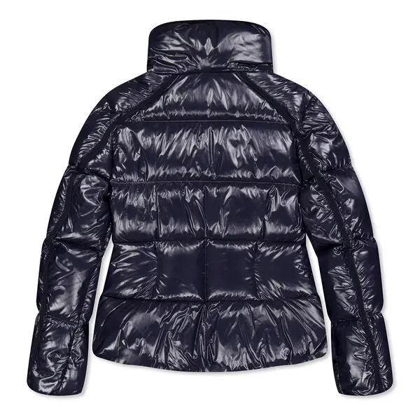 Moncler Quilted Down Jacket With Logo Detail