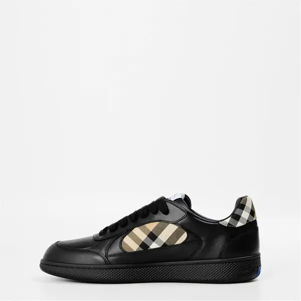 Burberry Low Top Sneakers With Iconic Check Detailing