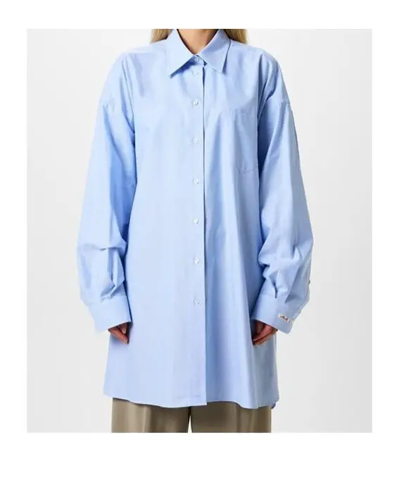 MAISON MARGIELA Classic Button-up Shirt With Straight Hem