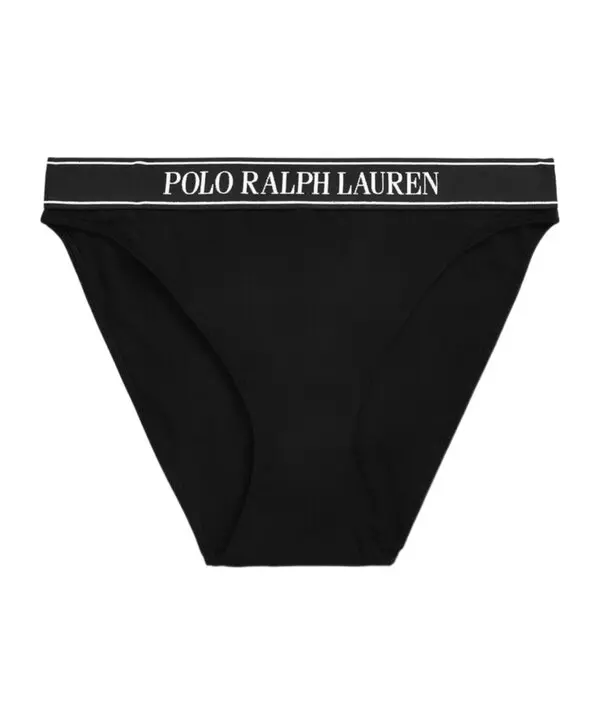 Polo Ralph Lauren Elastic Logo Briefs - Black