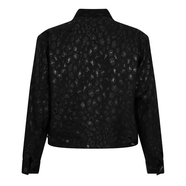 Versace Leopard Print Casual Jacket