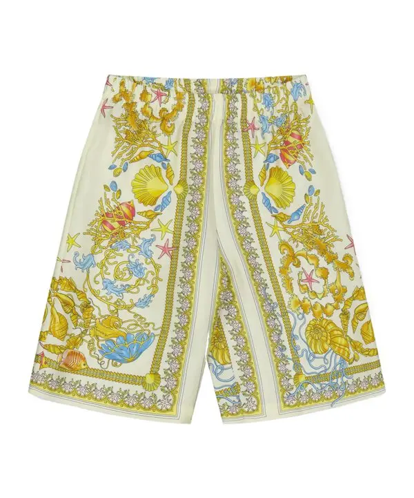 Versace Printed Elastic Waist Shorts