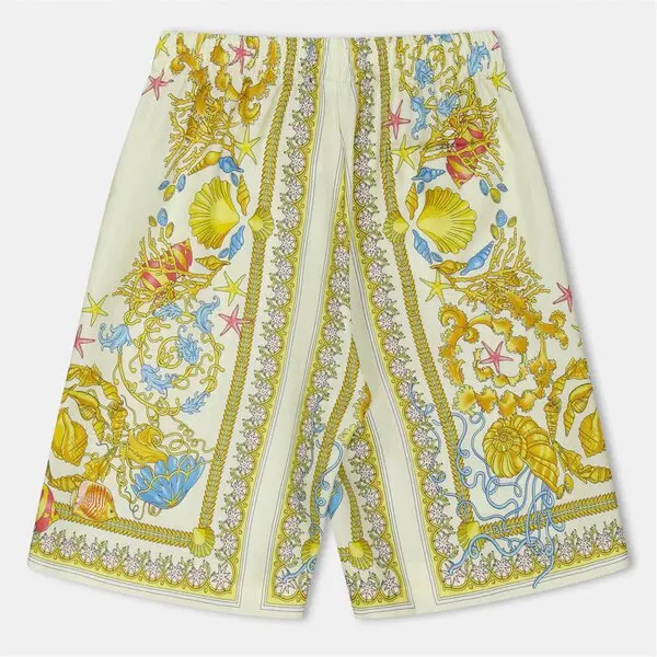 Versace Printed Elastic Waist Shorts