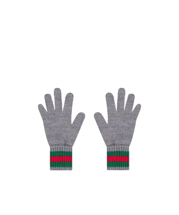 Gucci Ribbed Gloves