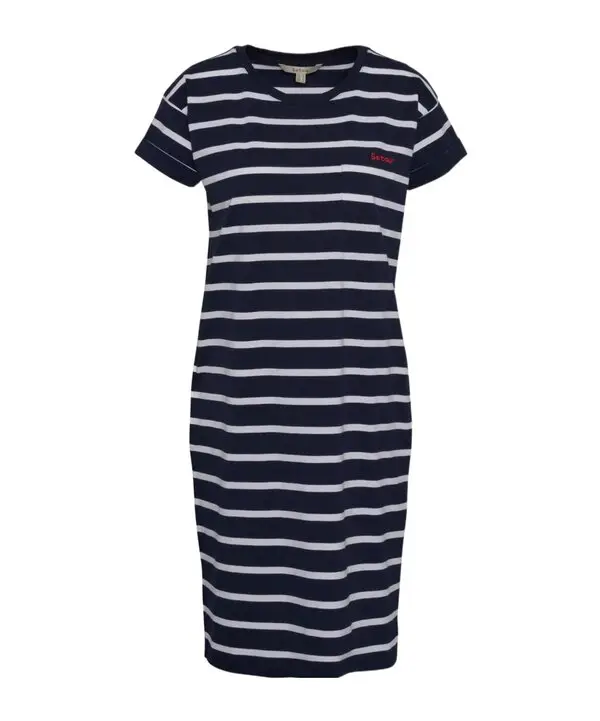 Barbour Otterburn Striped Midi Dress