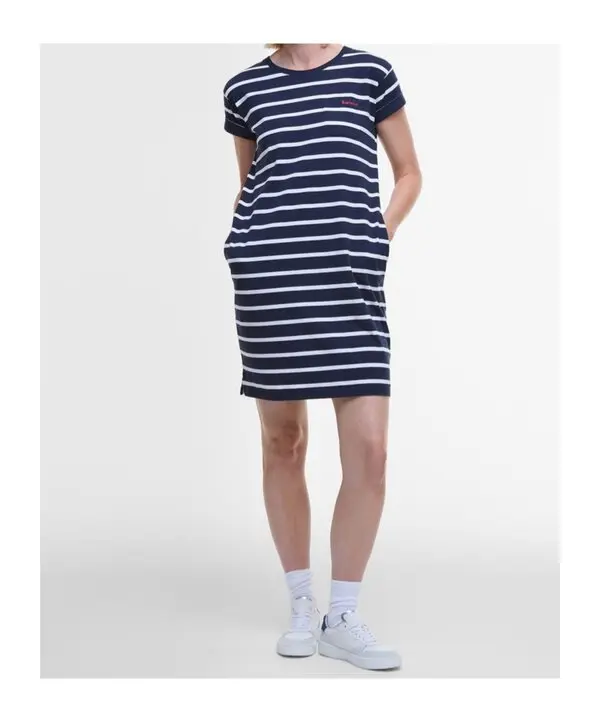 Barbour Otterburn Striped Midi Dress