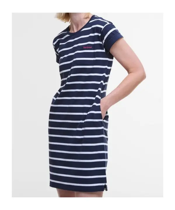 Barbour Otterburn Striped Midi Dress