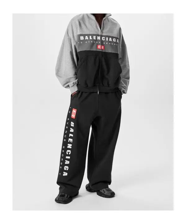 Balenciaga Zip-up Casual Jacket With Logo Detail