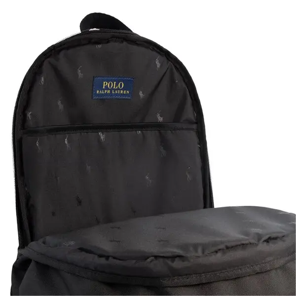 Polo Ralph Lauren Logo Backpack - Black