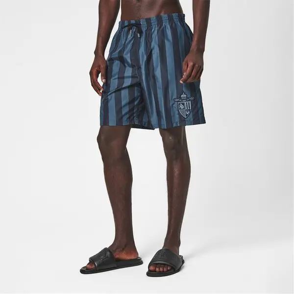 Fendi Crest Swim Shorts - Blue