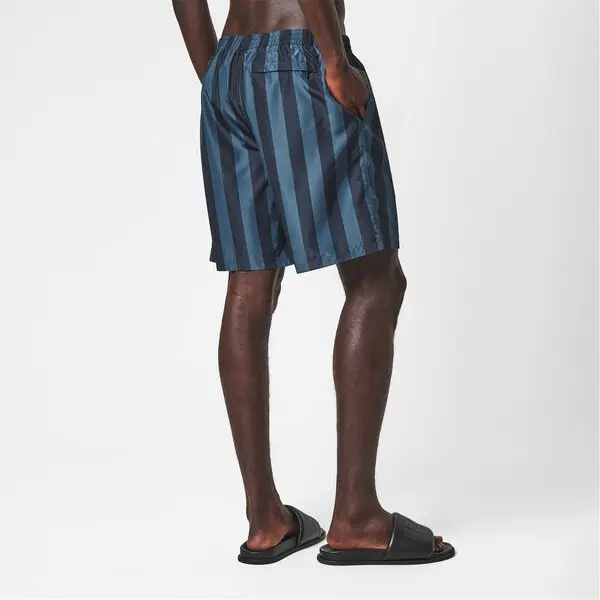 Fendi Crest Swim Shorts - Blue
