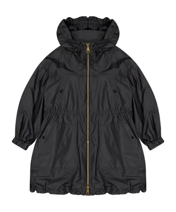 Moncler Logo Zip-up Parka