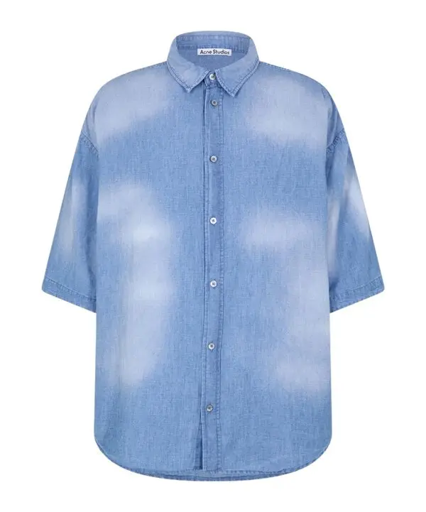 Acne Studios Logo Button Down Shirt