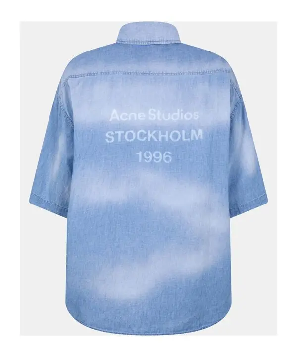 Acne Studios Logo Button Down Shirt