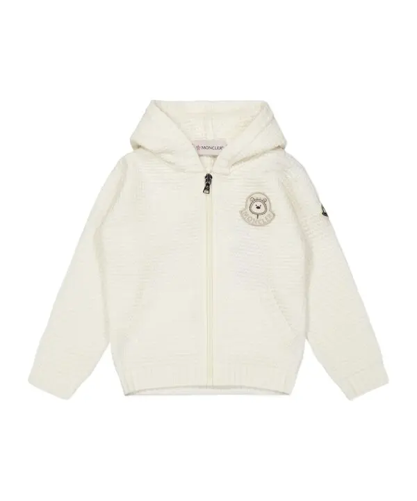 Moncler Hooded Zip-up Sweater
