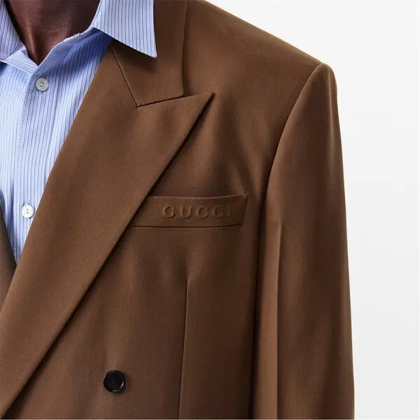 Gucci Double Breasted Casual Jacket