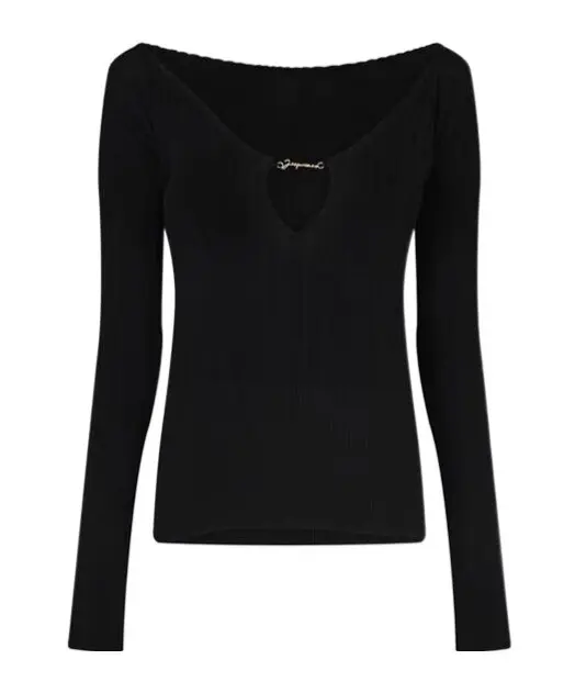 Jacquemus Long-sleeved Knitted T-shirt