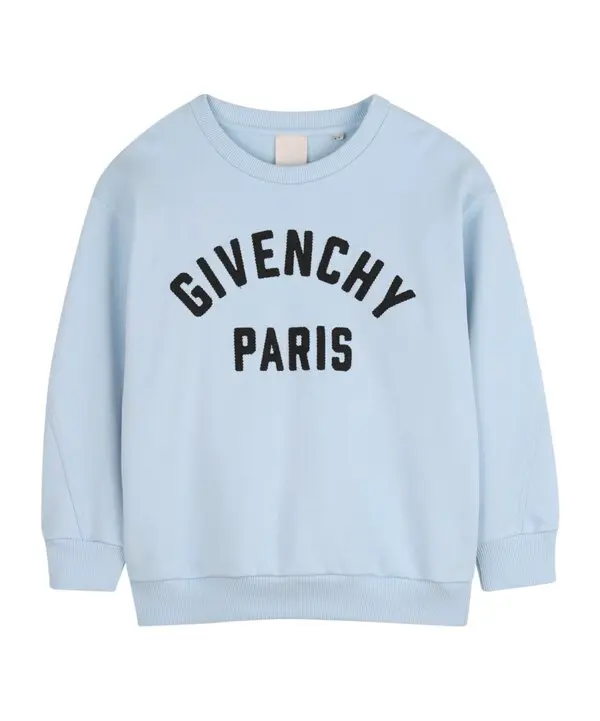 Givenchy Logo Crew Neck Sweatshirt - Blue