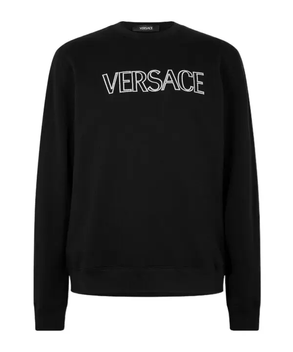 Versace Logo Crew Neck Sweatshirt