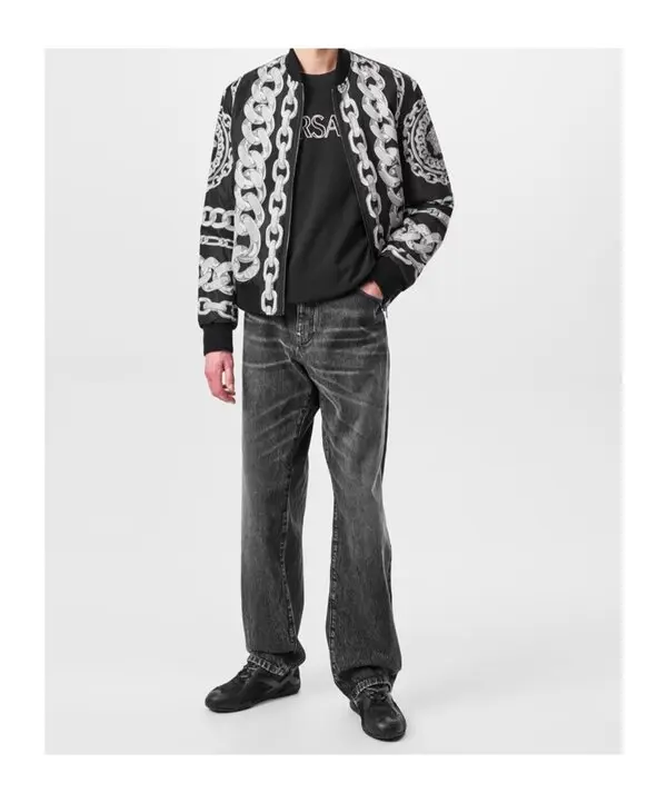 Versace Logo Crew Neck Sweatshirt