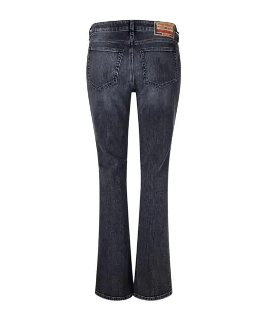 DIESEL® Flared Jeans With Five Pockets - Black
