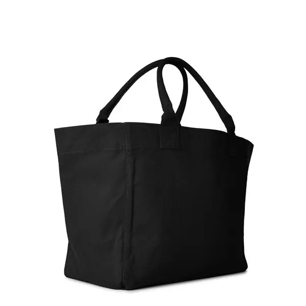 GANNI Logo Tote Bag - Black