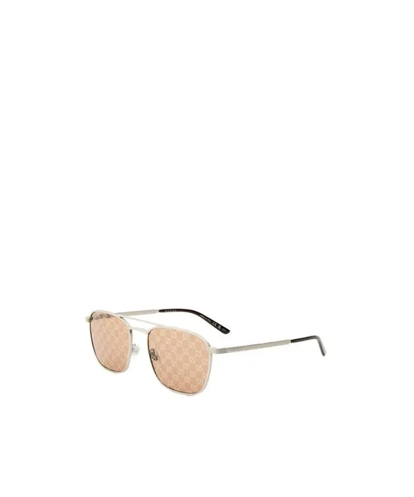 Gucci Square Frame Sunglasses - Nude