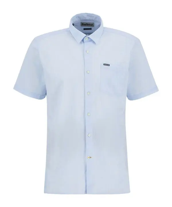 Barbour B.li Pigment Ss Shirt - Bleached Blue
