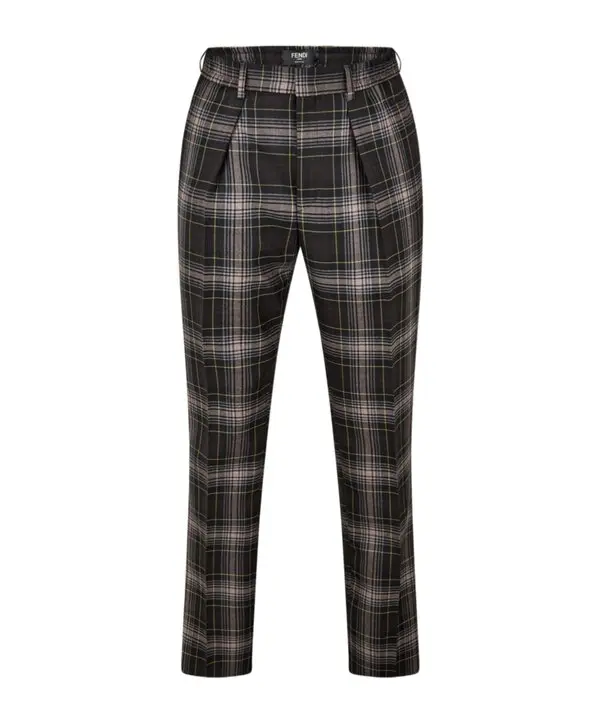 Fendi Tartan Trousers
