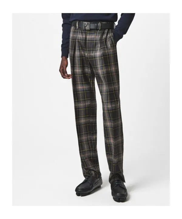 Fendi Tartan Trousers