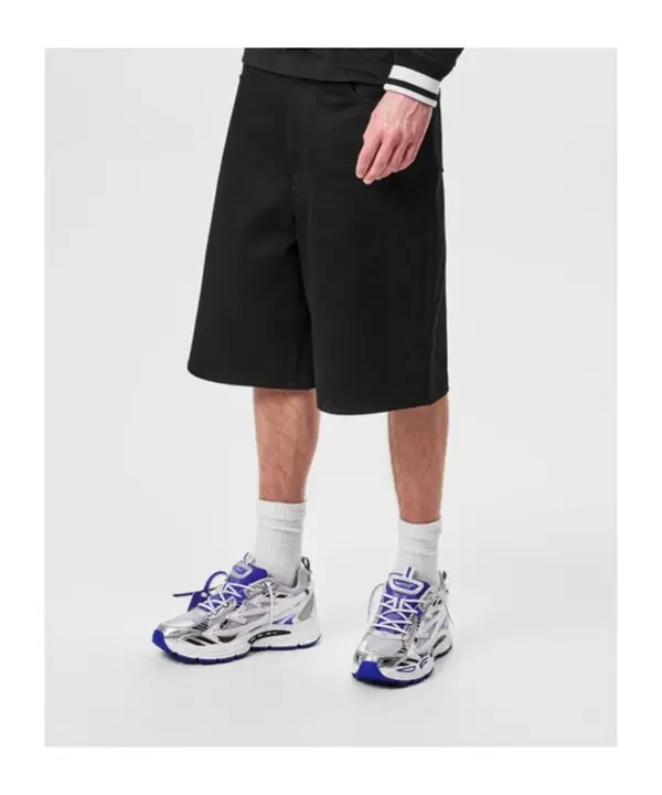 Off-White Round Toe Lace-up Sneakers