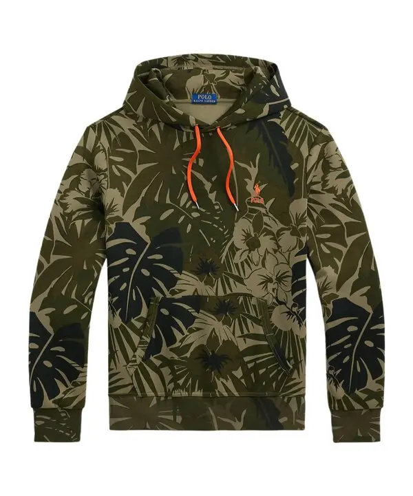 Polo Ralph Lauren Double Knit Camouflage Hoodie - Black