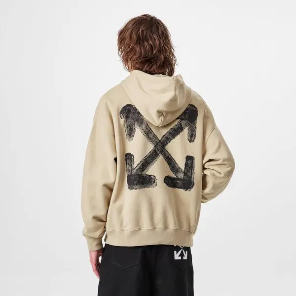 Off-White Casual Hooded Sweatshirt