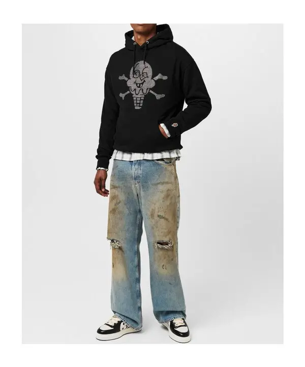 ICECREAM Long-sleeved Hooded Sweatshirt