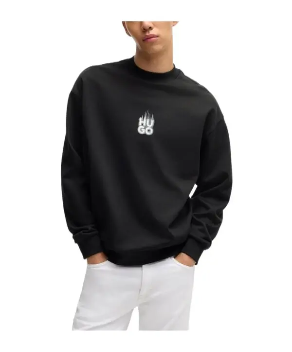 Hugo Boss Durungu Red Crew Sweatshirt