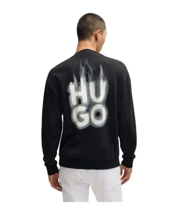 Hugo Boss Durungu Red Crew Sweatshirt