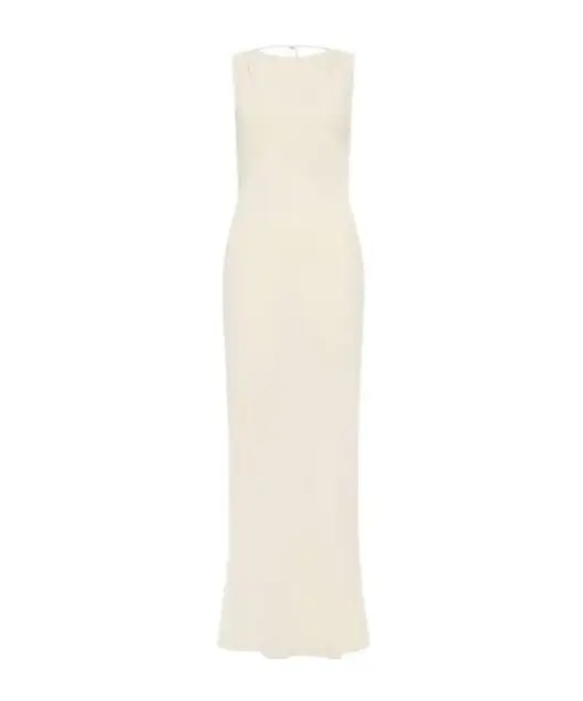 ST. AGNI Sleeveless Draped Cowl Neck Maxi Dress