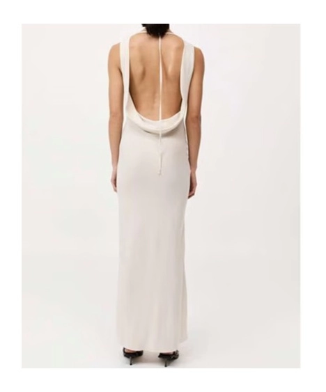ST. AGNI Sleeveless Draped Cowl Neck Maxi Dress