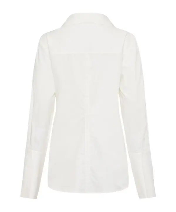 ST. AGNI Long Sleeve Shirt With Arched Hem