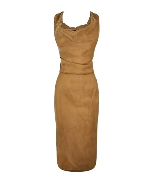 VIVIENNE WESTWOOD Sleeveless Draped Off-the-shoulder Dress