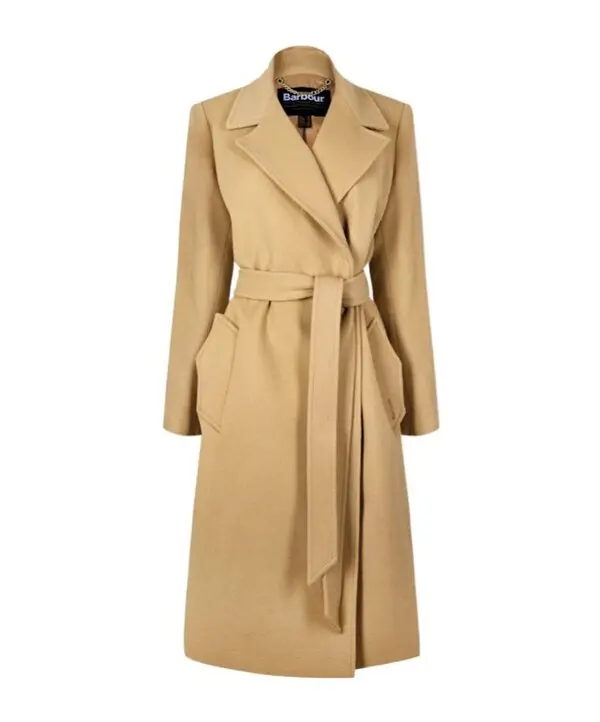 Barbour Clodagh Wool Trench Coat