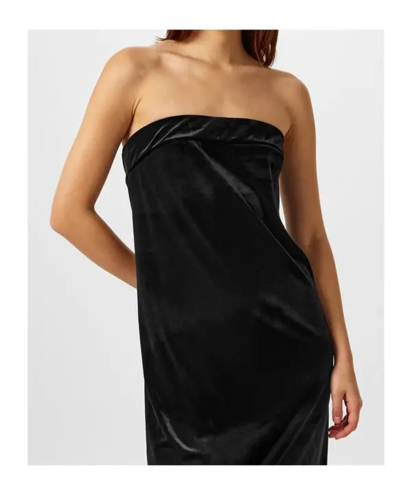 Norma Kamali Strapless Gown With Draped Detailing - Black