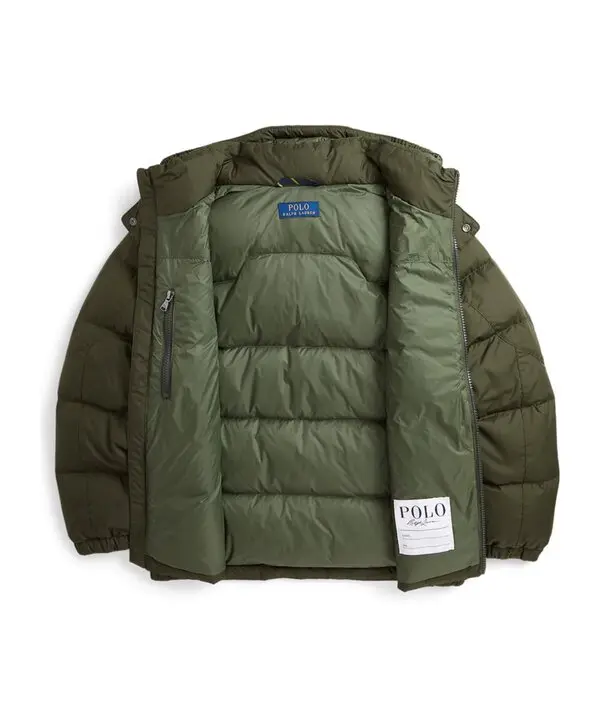 Polo Ralph Lauren Quilted Down Jacket With Removable Hood